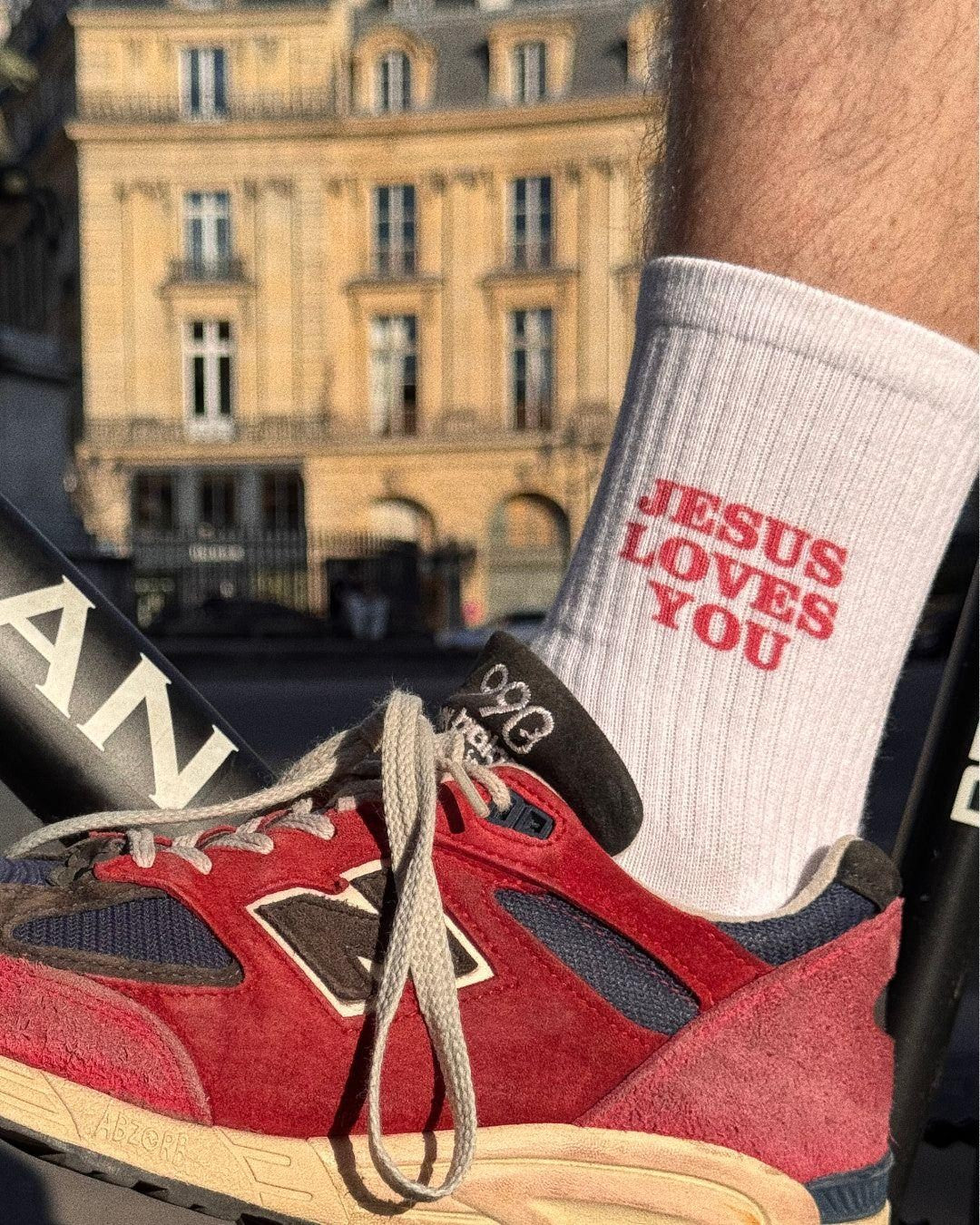 Chaussettes chrétiennes Jesus Loves You – FIDEM – Fidem